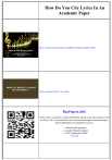 Cite Song Lyrics: MLA, APA, Chicago & Harvard Guide