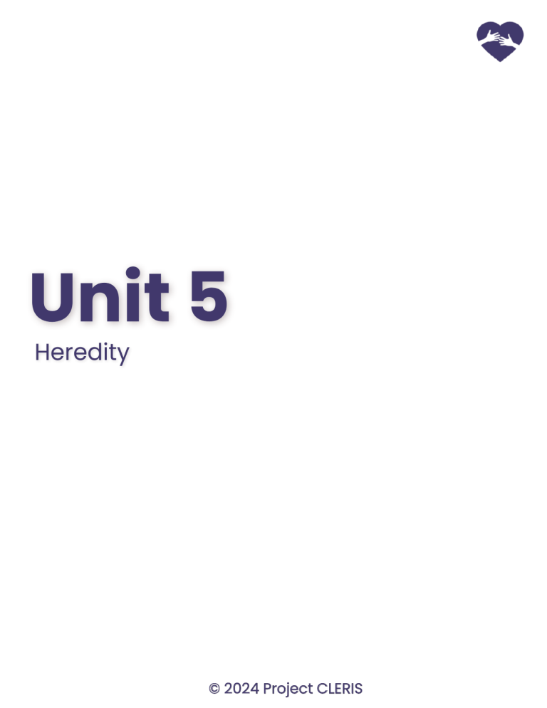 Heredity & Genetics: Study Guide | Project CLERIS