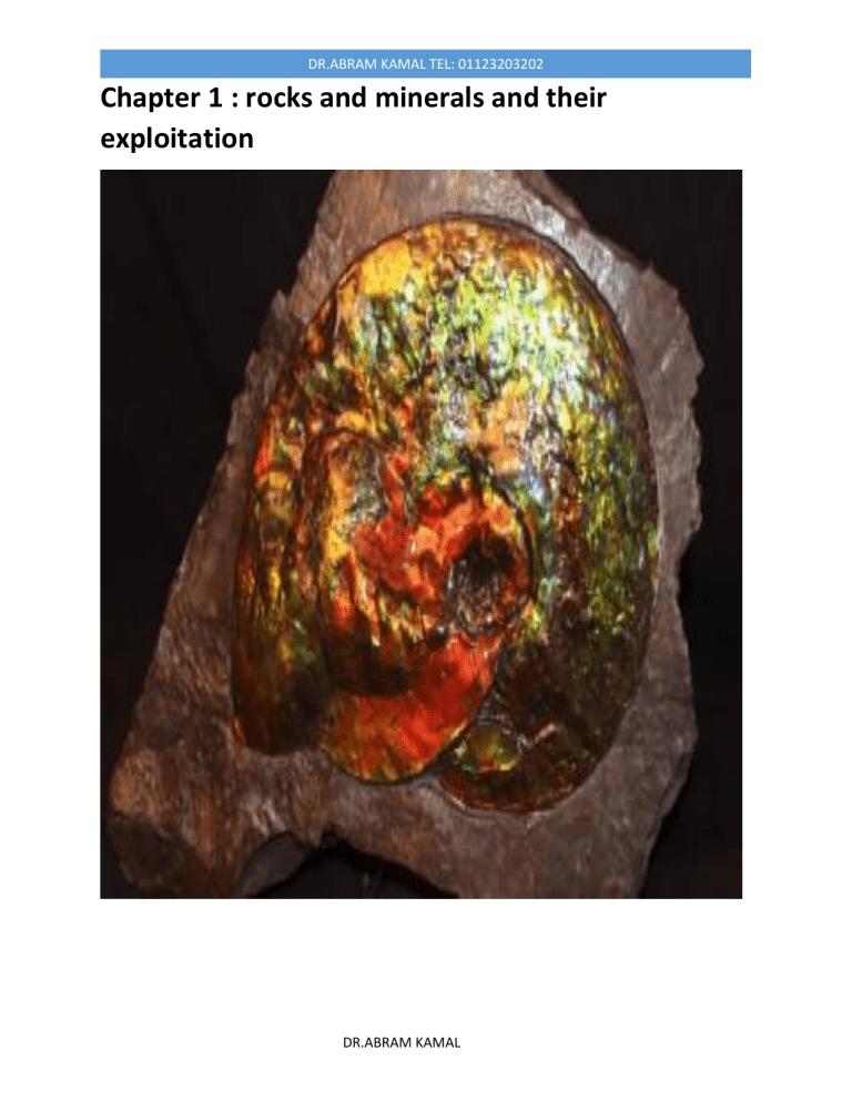 Rocks & Minerals: Formation, Exploitation, Mining & Sustainability