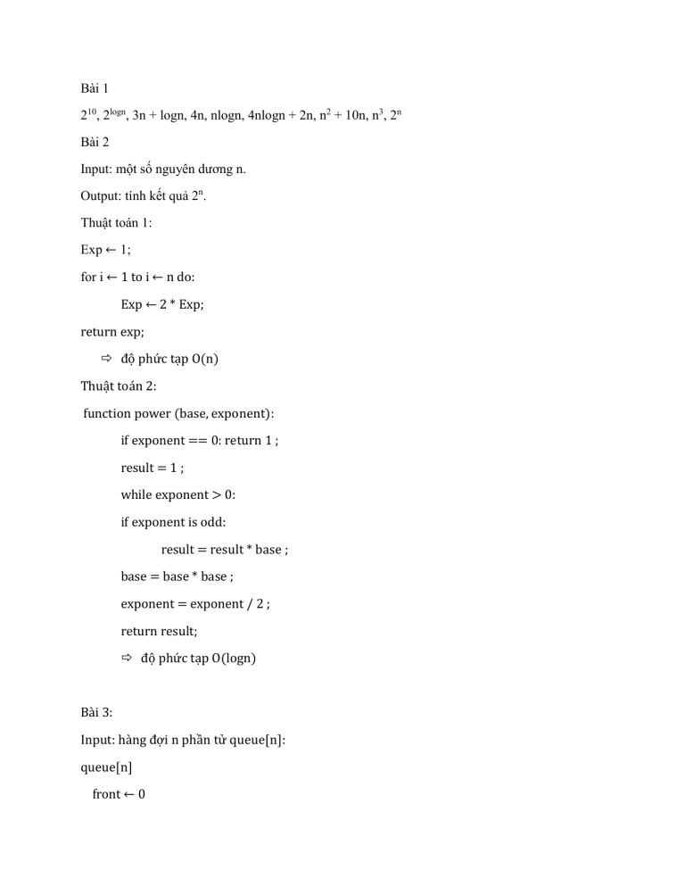Algorithm Analysis & Data Structures Lecture Notes
