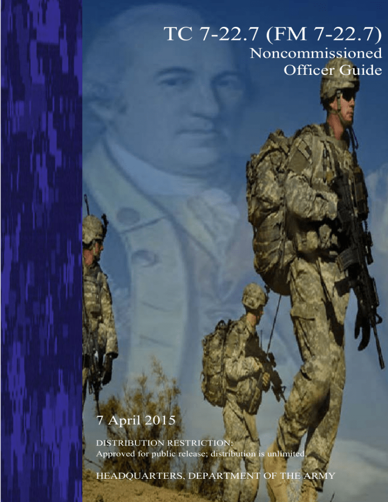 NCO Guide: Leadership, Training, and Ethics in the US Army