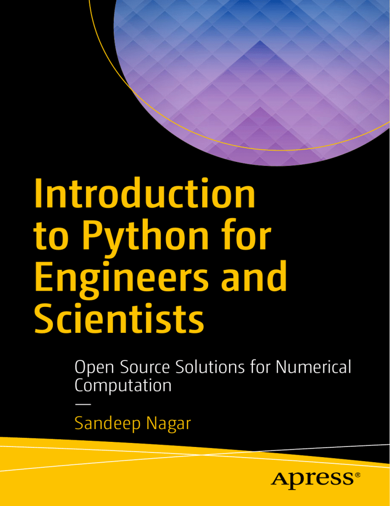 Python for Engineers & Scientists: Numerical Computation