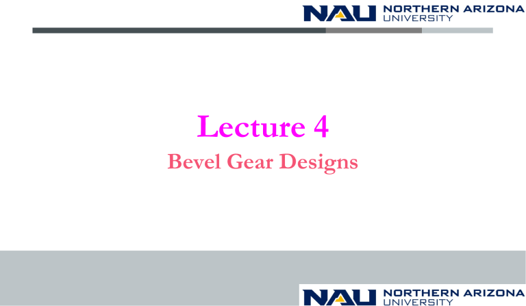 Bevel Gear Designs: Stresses, Strengths & AGMA Power Rating