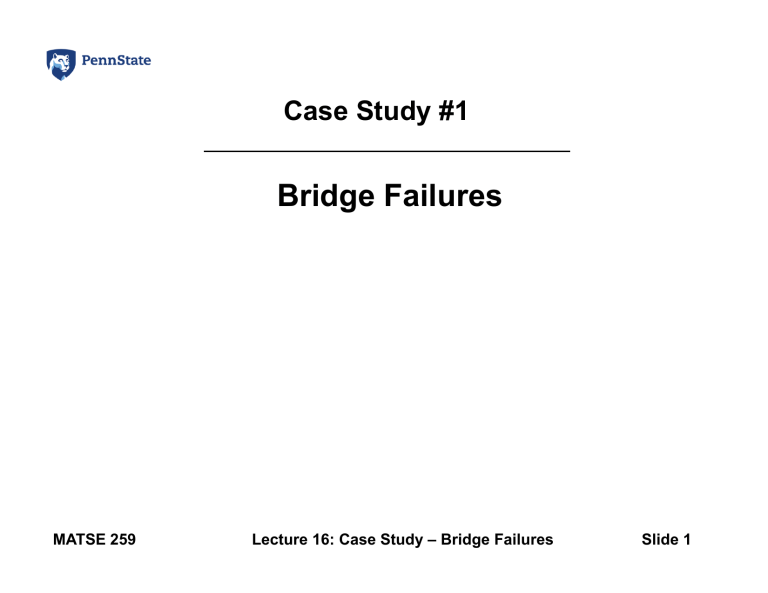 Bridge Failures: Case Studies & Analysis