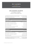 STADIO 2025 Academic Calendar - Distance Learning