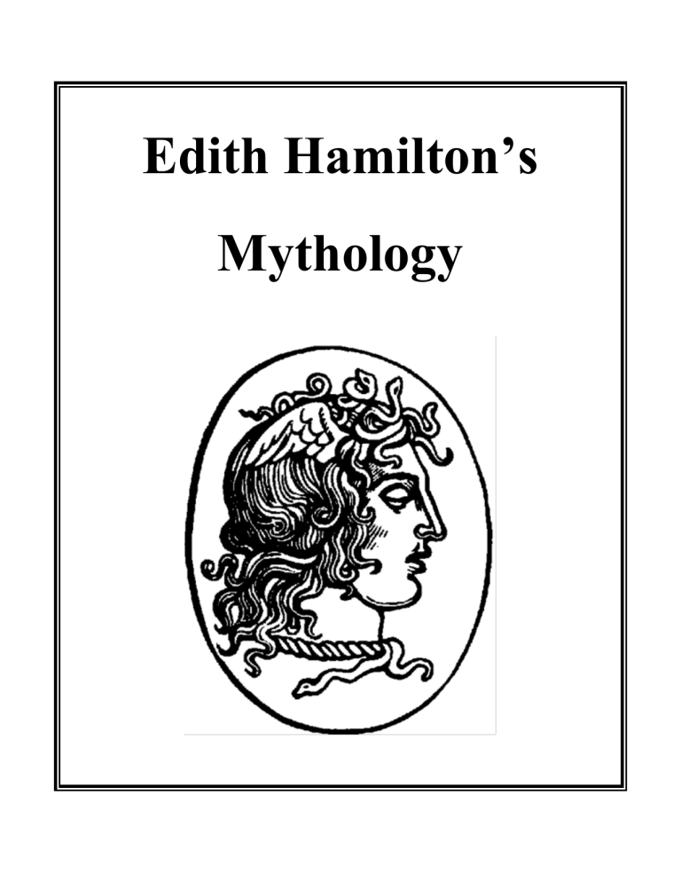 Edith Hamilton's Mythology Study Guide: Vocabulary & Questions