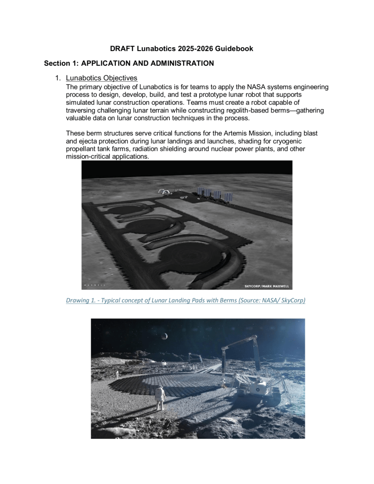 Lunabotics Competition Guidebook 2025-2026