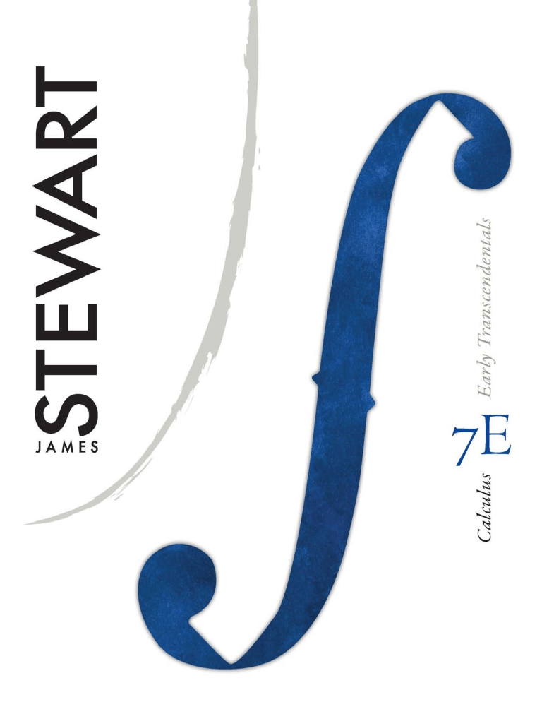 Calculus: Early Transcendentals Textbook, 7th Edition