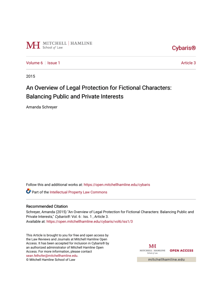 Legal Protection for Fictional Characters: Copyright & Trademark