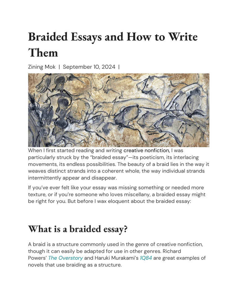 Braided Essays: Definition, Structure, and Writing Tips