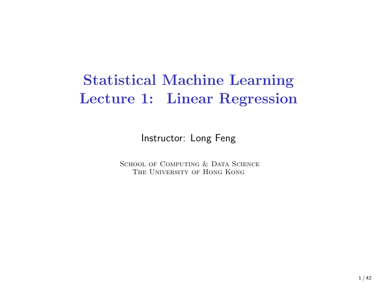 Linear Regression: OLS, Confidence Intervals, Hypothesis Testing