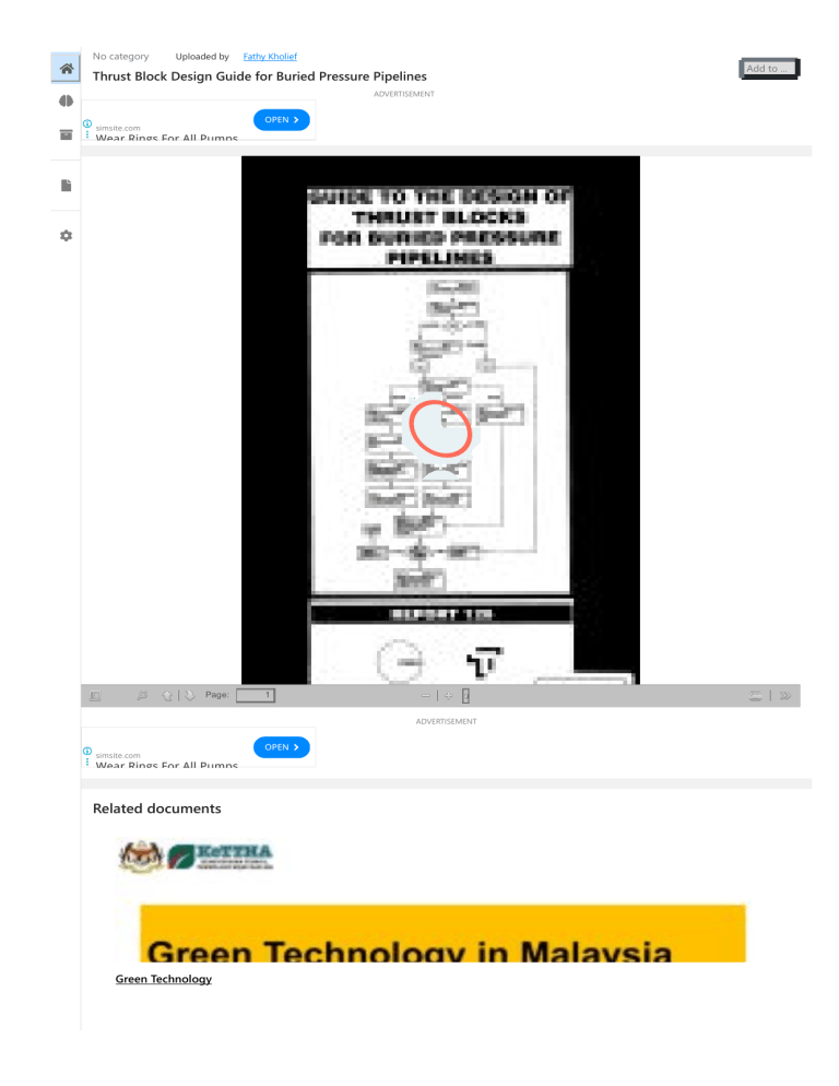 Thrust Block Design Guide for Buried Pipelines