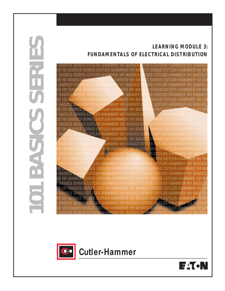 Electrical Distribution Fundamentals: Learning Module 3