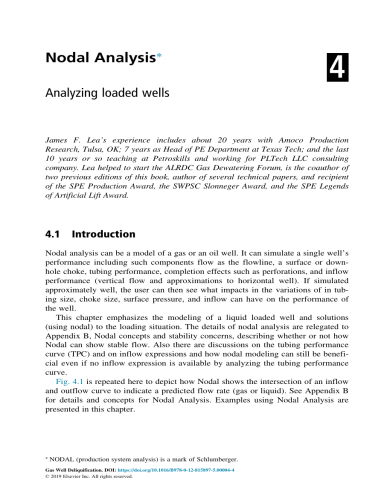 Nodal Analysis for Liquid-Loaded Gas Wells