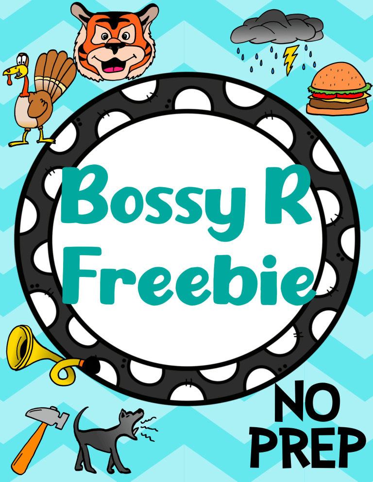 Bossy R Phonics Worksheets Freebie - No Prep ELA Activities