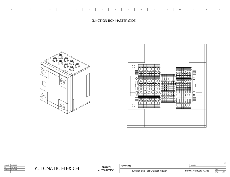 Junction Box Tool Changer-Master Schematic for Automatic Flex Cell