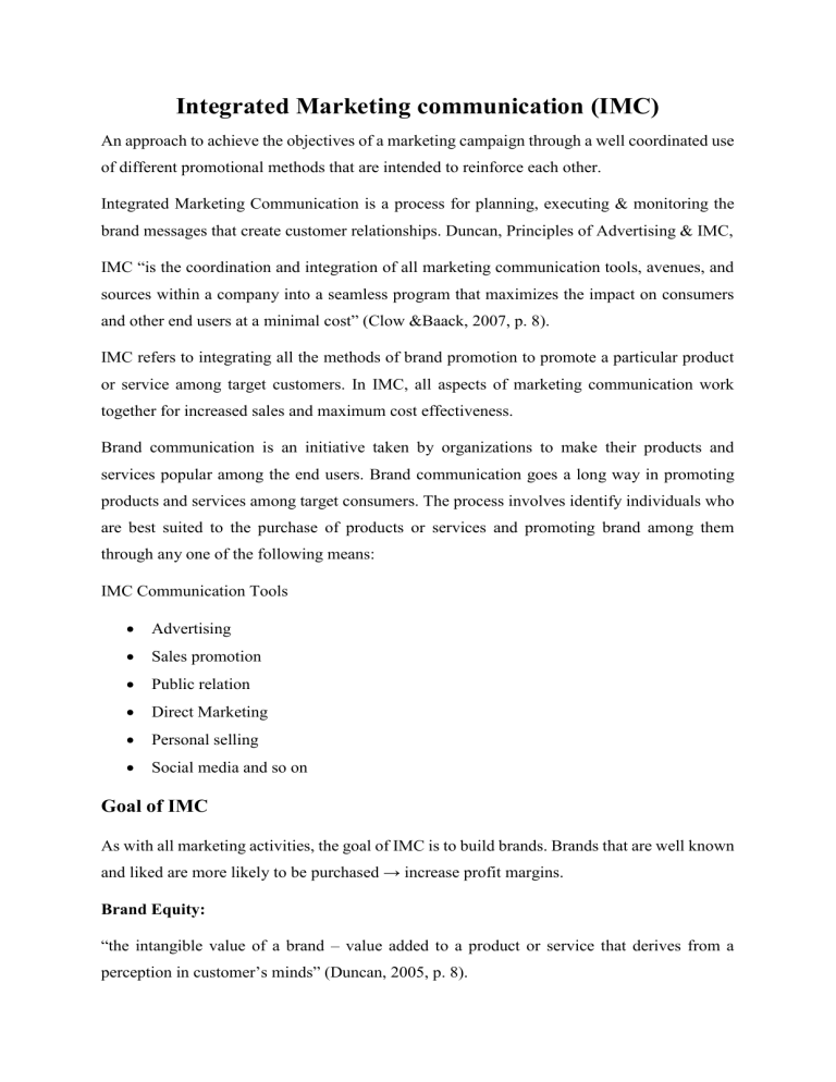 Integrated Marketing Communication (IMC) Explained