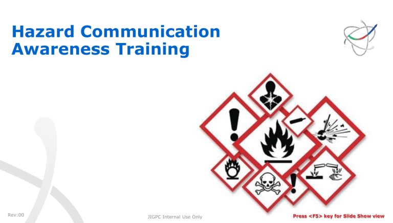 Hazard Communication Awareness Training: Chemical Safety & Controls