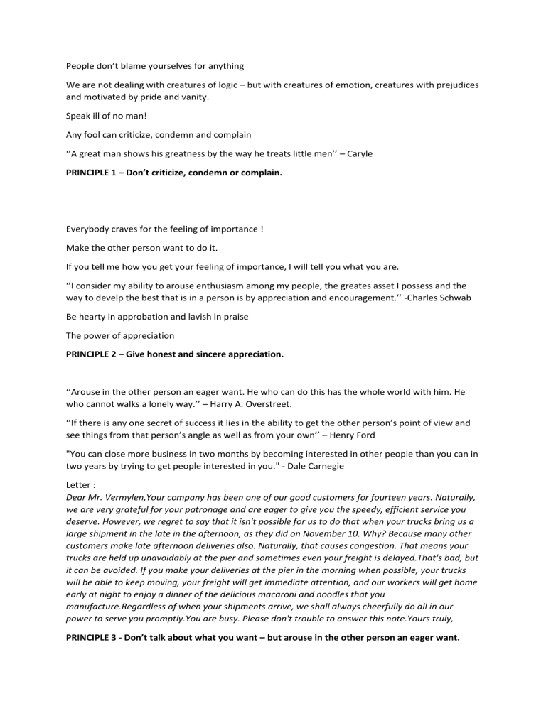 Dale Carnegie Principles: Master Human Relations & Influence