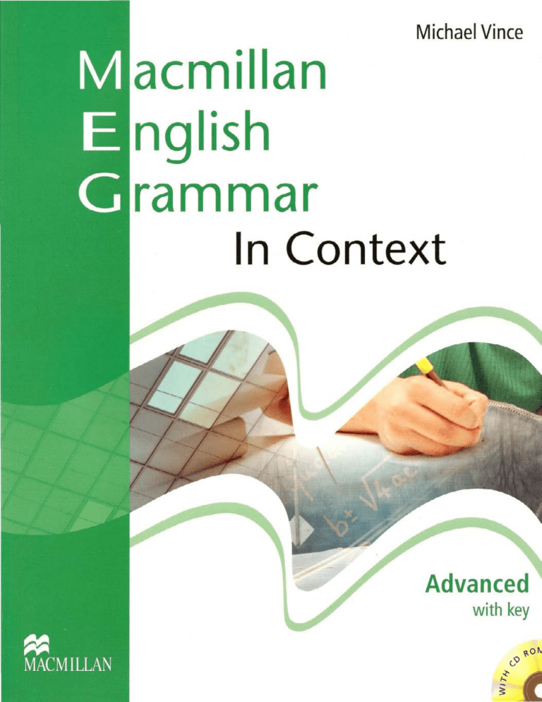 Macmillan English Grammar In Context Advanced: C1/C2 with Key & CD-ROM