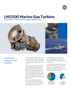 LM2500 Gas Turbine Engine: Design, Operation & Upgrades