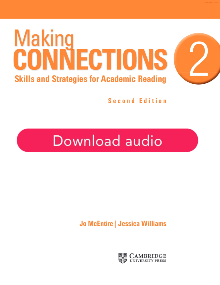 Academic Reading Skills & Strategies: Making Connections 2