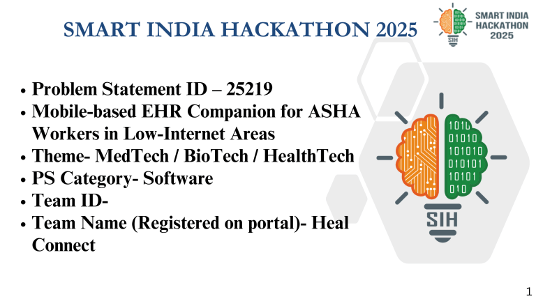 Mobile EHR for ASHA Workers: Low-Internet Solution