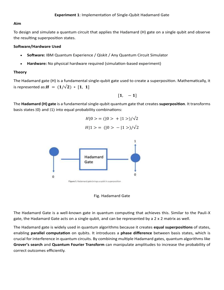 Quantum Computing Lab Manual