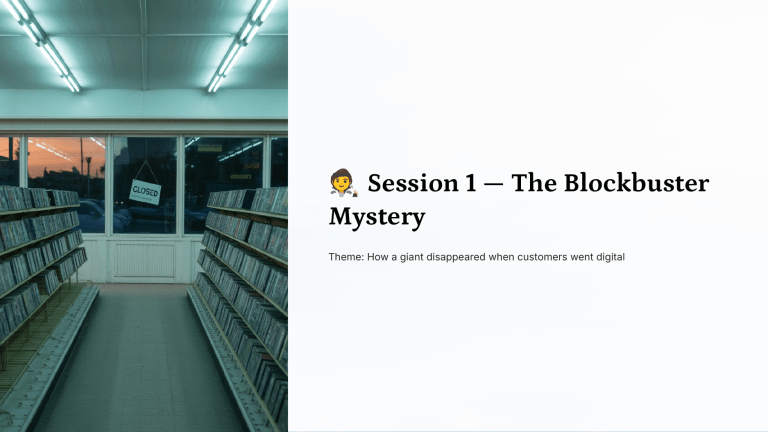 Blockbuster's Downfall: A Digital Marketing Case Study