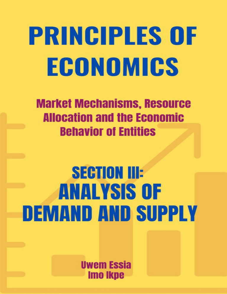 Principles of Economics: Demand, Supply, Market Mechanisms & Price ...