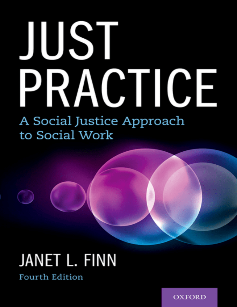 Just Practice: Social Justice Approach to Social Work - Fourth Edition