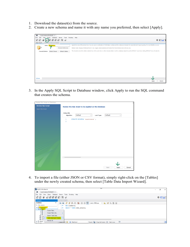 MySQL Workbench: Import Data Tutorial