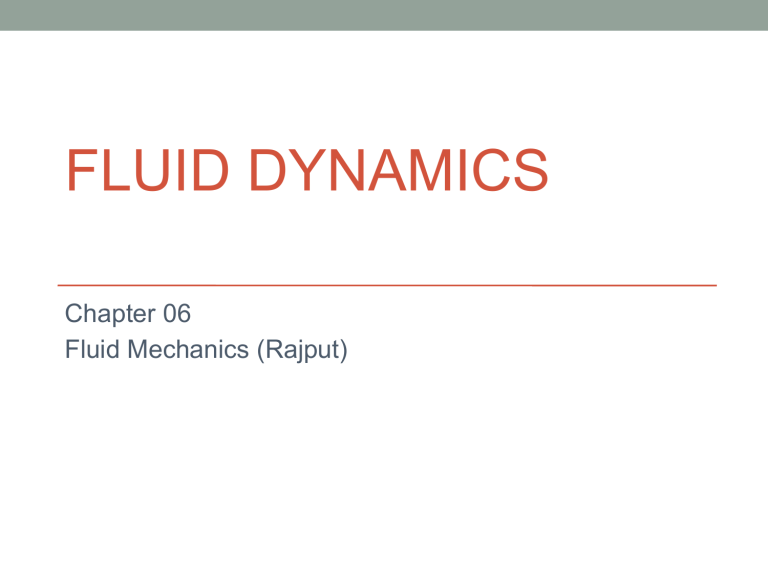 Fluid Dynamics: Bernoulli's Equation & Flow Measurement