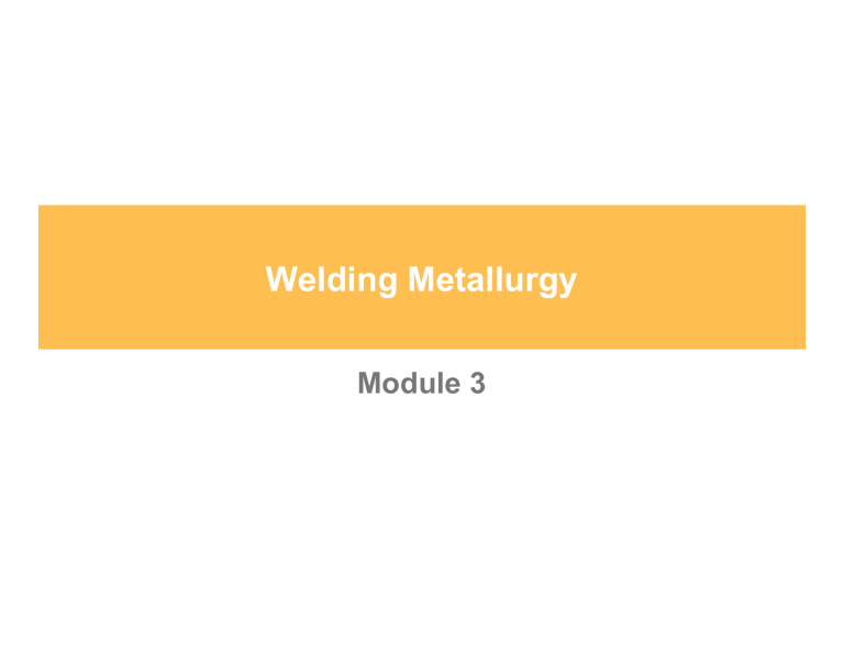 weld metallurgy
