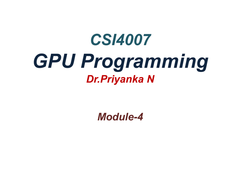GPU Programming with CUDA: Single & Multi-GPU Techniques