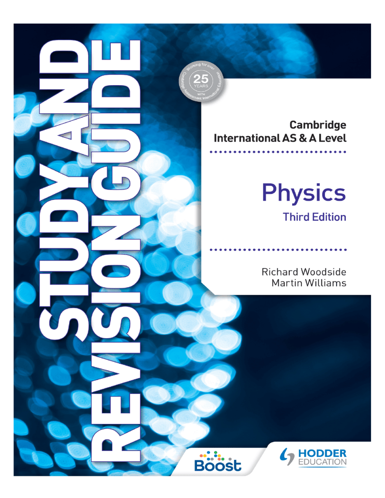 Cambridge AS & A Level Physics Study & Revision Guide Third Edition