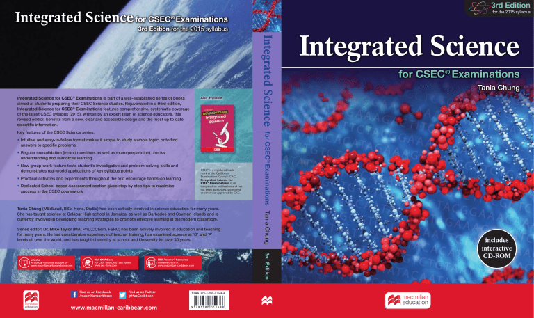 Integrated Science for CSEC® Examinations 3rd Ed. by Tania Chung