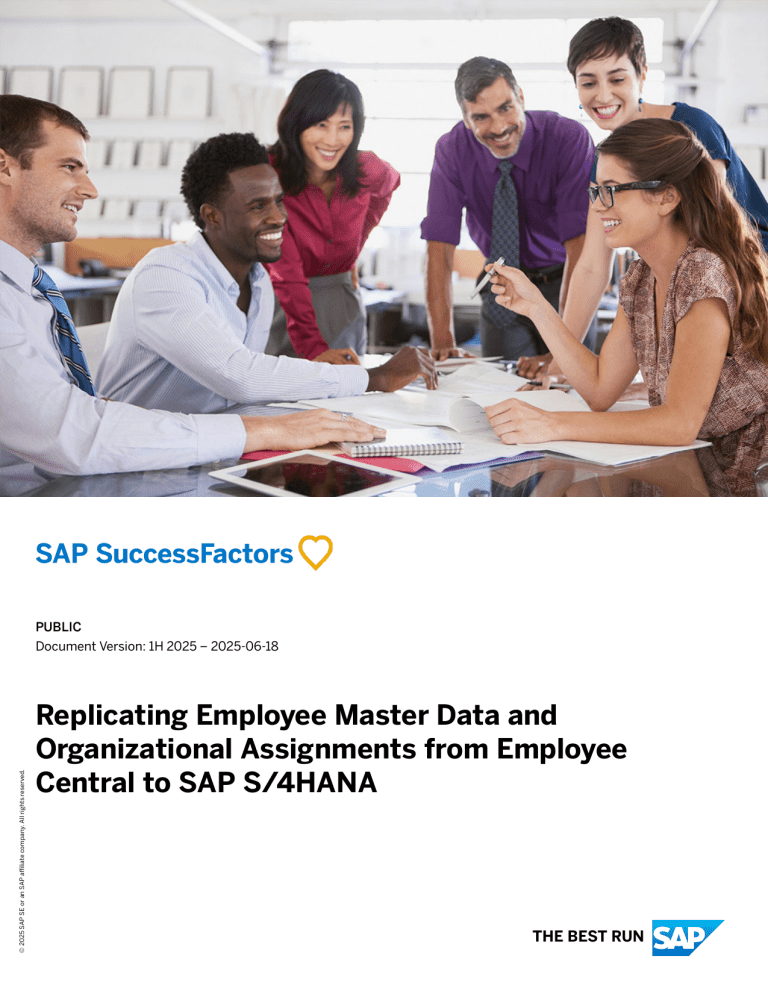 Replicating Employee Master Data & Org Assignments: EC to S/4HANA Guide
