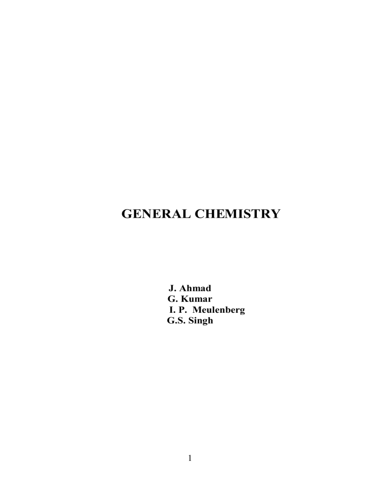 General Chemistry Textbook