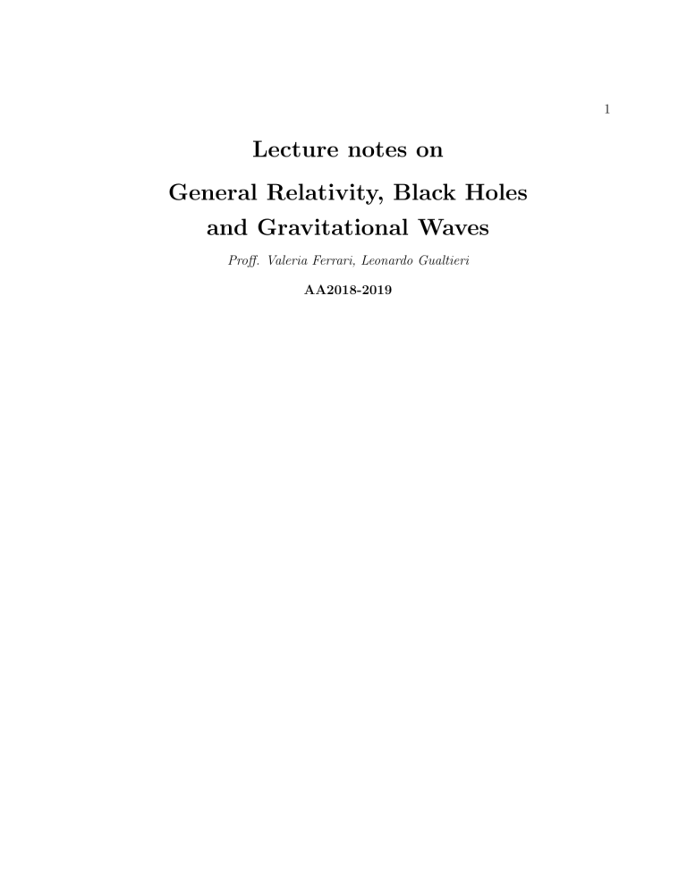General Relativity, Black Holes & Gravitational Waves Lecture Notes
