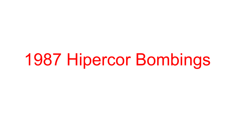 1987 Hipercor Bombings: ETA Terrorist Attack Analysis