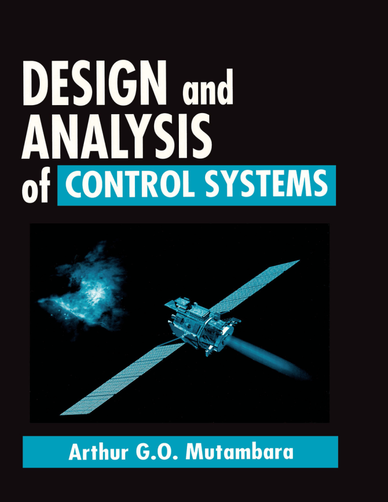 Design and Analysis of Control Systems | Engineering Textbook