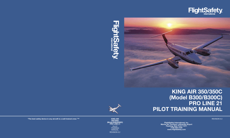 King Air 350/350C Pro Line 21 Pilot Training Manual | FlightSafety