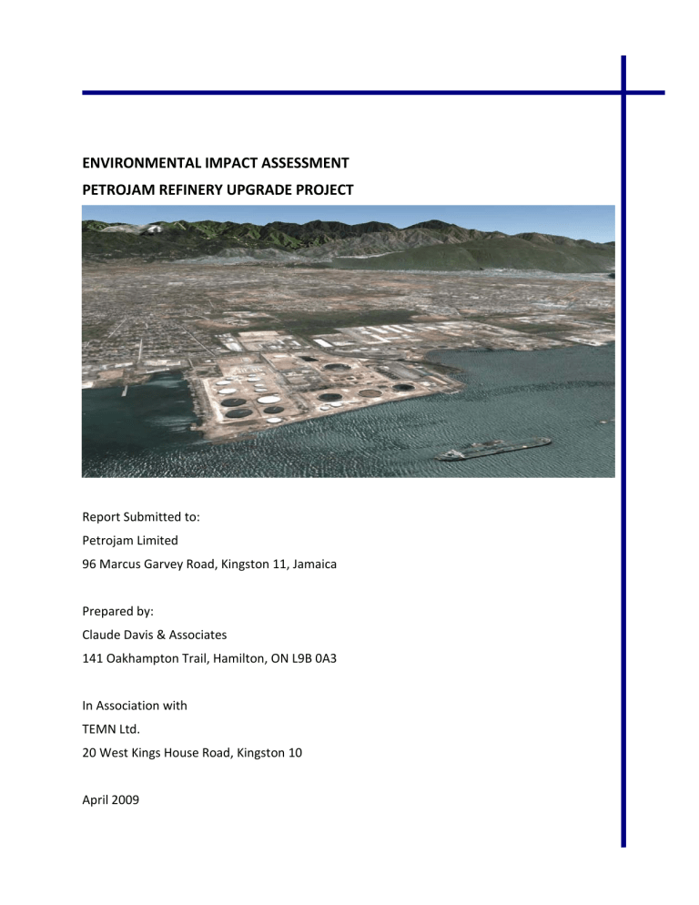 Environmental Impact Assessment: Petrojam Refinery Upgrade Project 2009