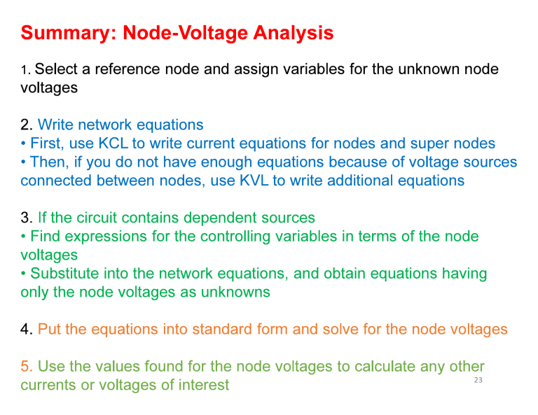 Circuit Analysis Techniques: Nodal & Mesh Analysis
