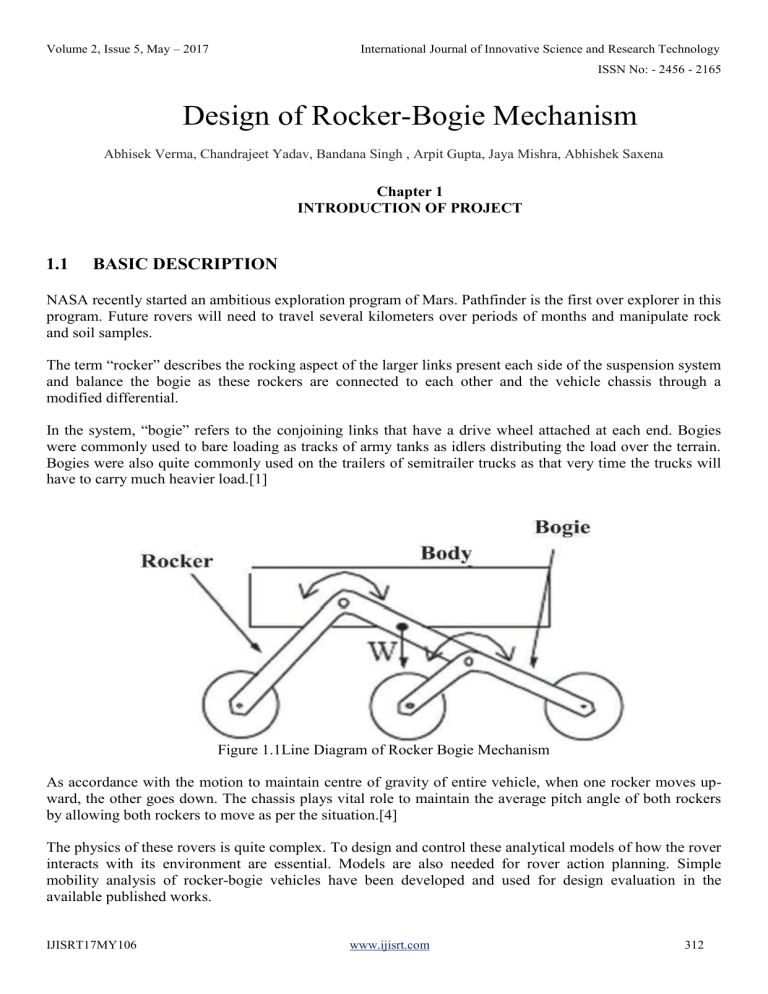 Design of Rocker-Bogie Mechanism for Mars Rovers | Engineering Study