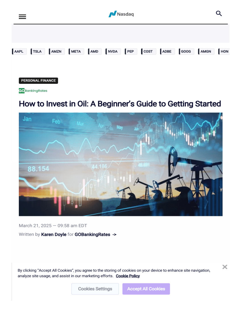 How to Invest in Oil: A Beginner's Guide