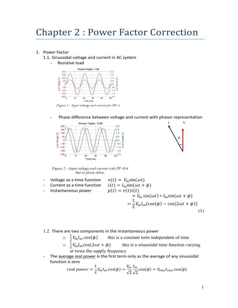 Power Factor Correction: AC Systems & Active Methods