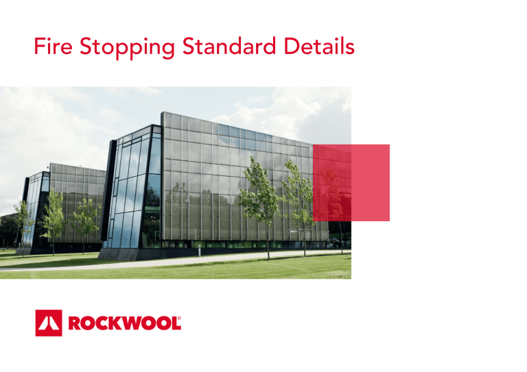 ROCKWOOL Fire Stopping Standard Details Guide