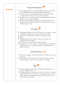 Gregor's Family Relationships Worksheet